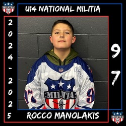 U14 National 1 Militia - 2024-2025 Regular Season - Roster